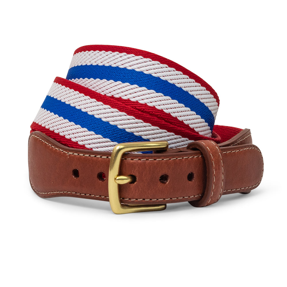 Dockside: Belt - Blue/White/Red – Peter-Blair Accessories