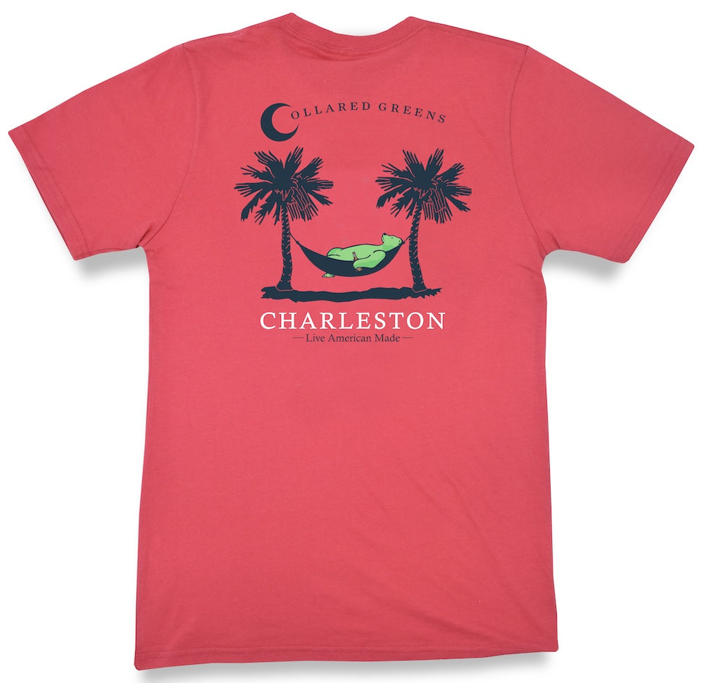 Hammock Hangout: Short Sleeve T-Shirt - Coral – Peter-Blair Accessories