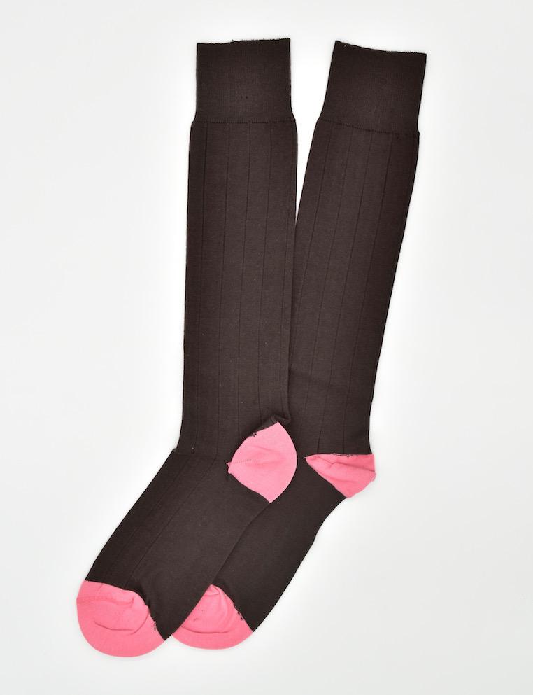 Pedigree Over the Calf Solid: Socks - Brown | Socks – Peter-Blair Accessories