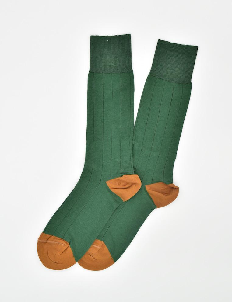Pedigree Mid-Calf Solid: Socks - Green | Socks – Peter-Blair Accessories