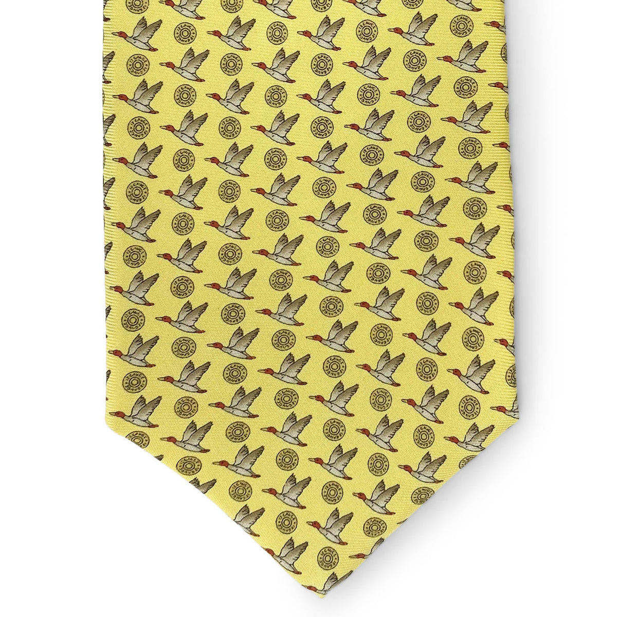 12 Gauge Mallard: Tie - Yellow – Peter-Blair Accessories