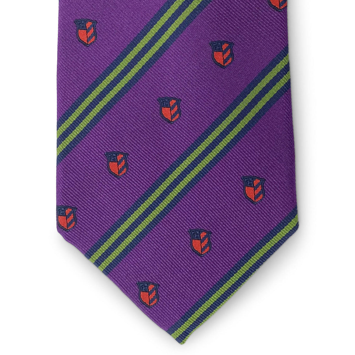 Striped Crest: Tie - Purple – Peter-Blair Accessories