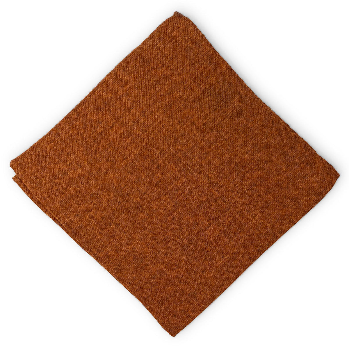 Solid: Wool/Cashmere Pocket Square - Orange – Peter-Blair Accessories